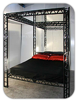 The RED Kinky Bed - the Ultimate Bondage-Kink Bed for every fetish ...