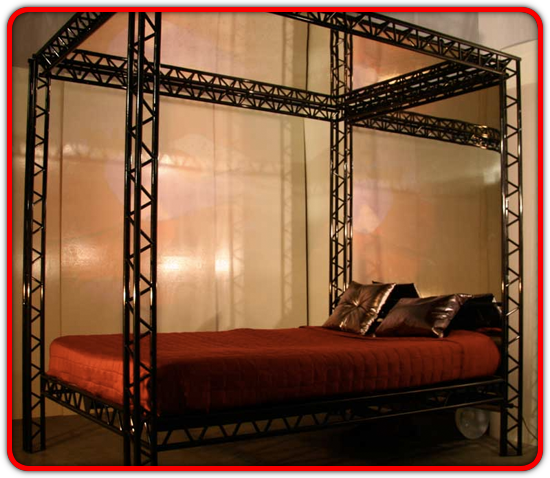 The RED Kinky Bed - the Ultimate Bondage-Kink Bed for every fetish ...